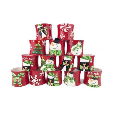 Christmas Ceramic Gift Items Santa Decoration Ornament | Dongsheng