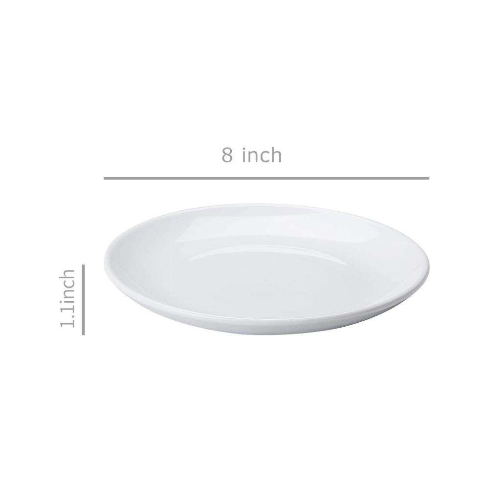 Wholesale Custom Cheap White Porcelain Dish Dinner Plates