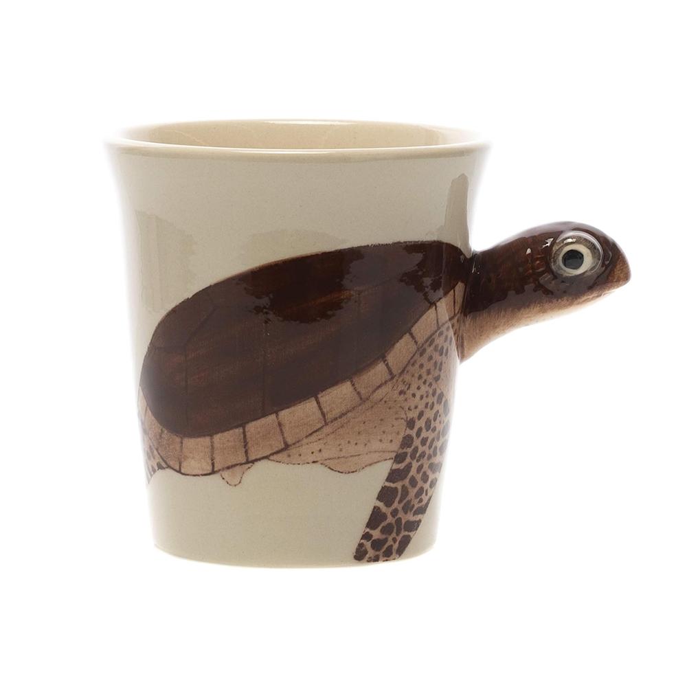 Hand Painted Ceramic Hot Chocolate Turtle Mug | Dongsheng