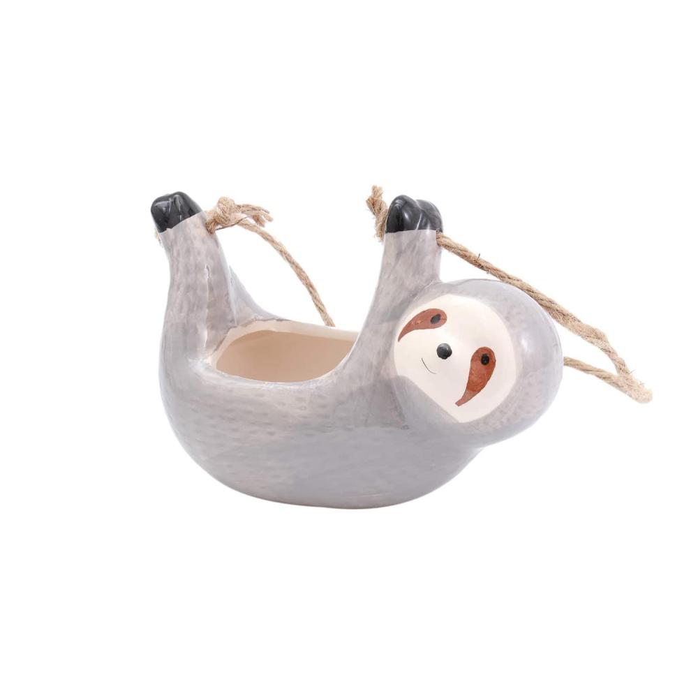 Wall Hanging Ceramic Flower Plant Pot Sloth Planter | Dongsheng
