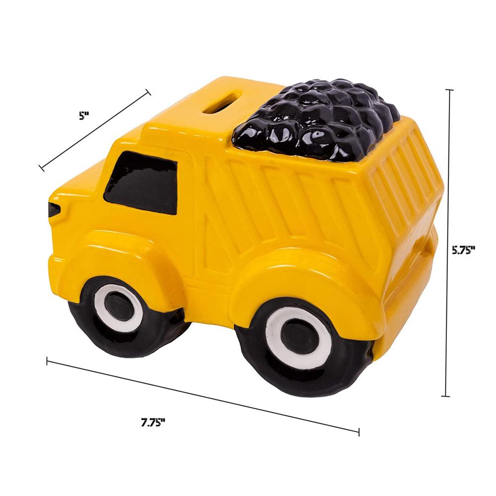 personalized ceramic truck car shaped money coin box piggy bank for boy ...