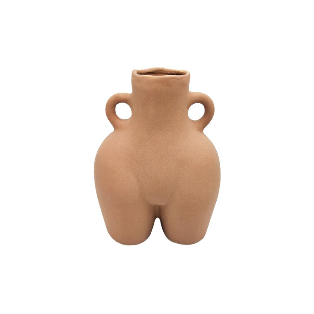 Custom Ceramic Female Pottery Torso Body Breast Vase
