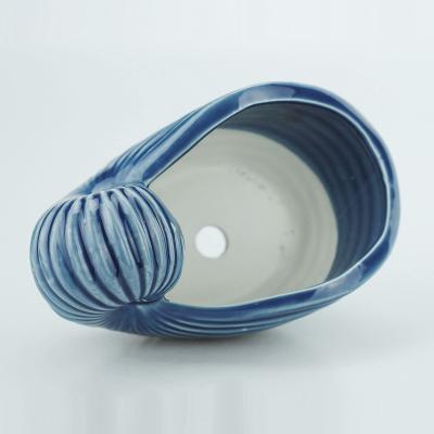 Shell Shaped Ceramic Succulent Planter Plant Pot | Dongsheng